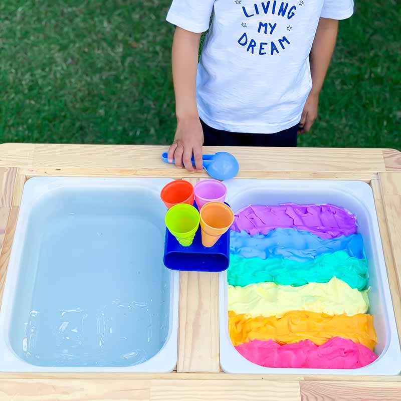 Shaving Cream Activity - Messy Sensory Play – 7 Days of Play