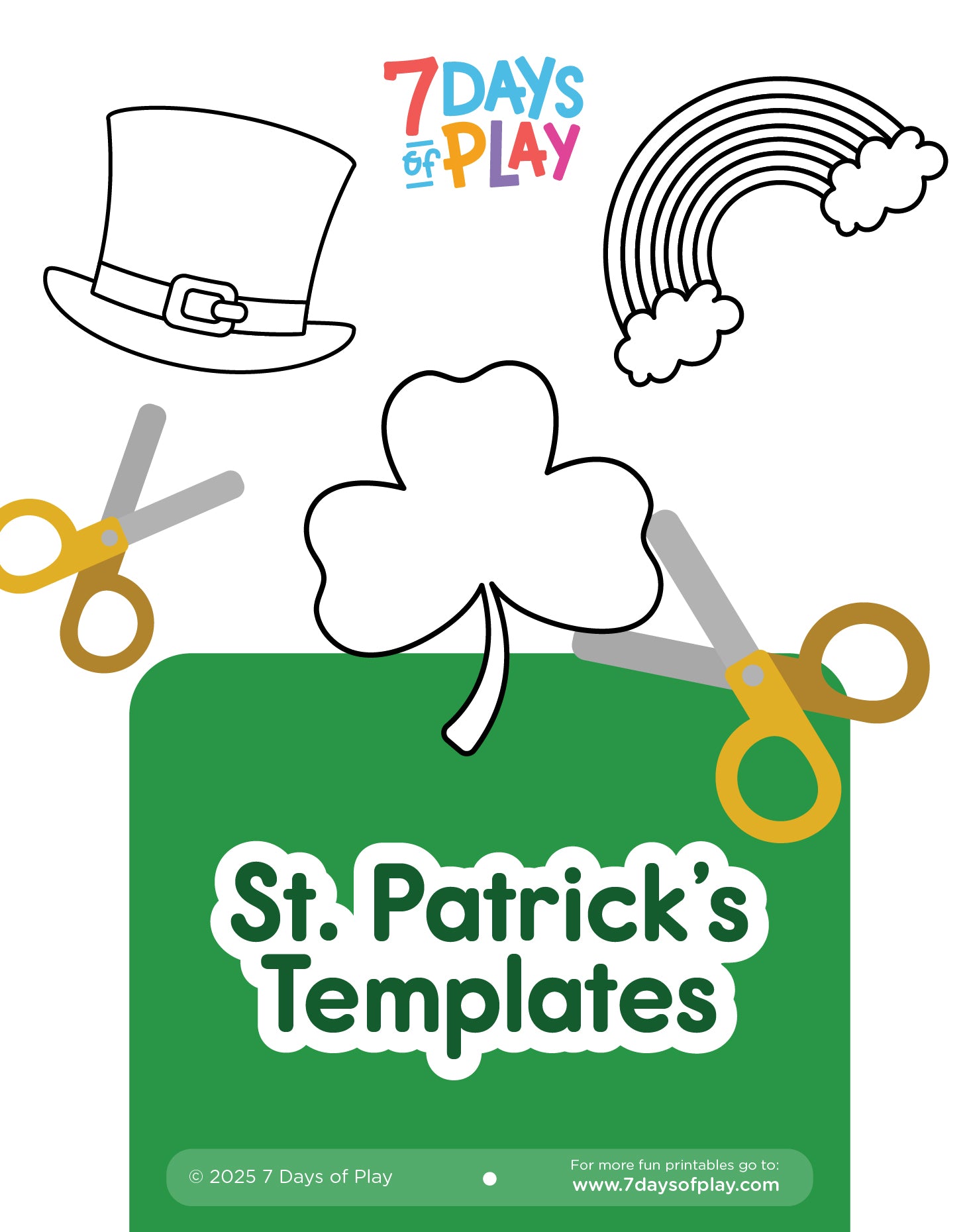 St. Patrick’s Templates - Printable – 7 Days of Play