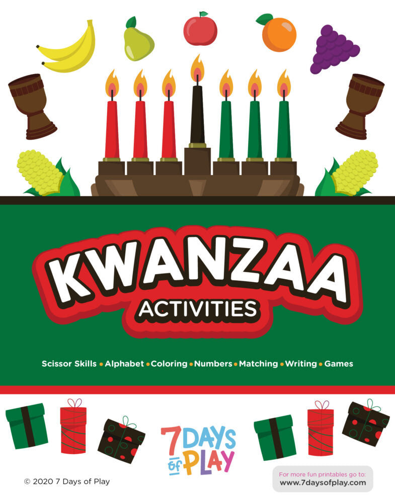 Kwanzaa Activity Booklet - Fun Printable – 7 Days of Play