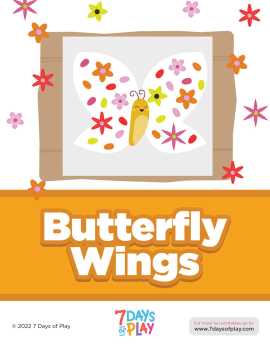 Butterfly Wings - Printable for Kids – 7 Days of Play