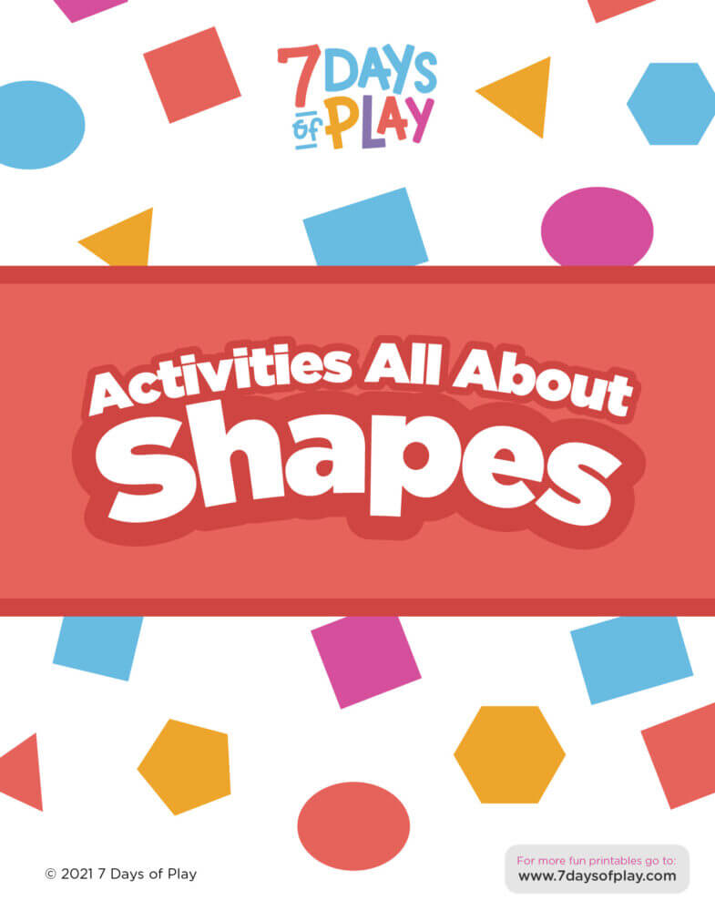 Activities All About Shapes - Fun Printable – 7 Days of Play